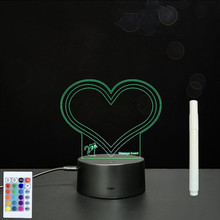 3D Acrylic Board Handwriting Message Board LED Light | Hagone Mart